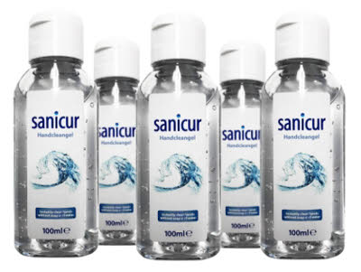 Handgel 100 ml. flacon - AKB Longs b.v.